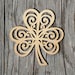 Clover Shape Laser Cut Unfinished Wood Cutout Shapes - Etsy Canada