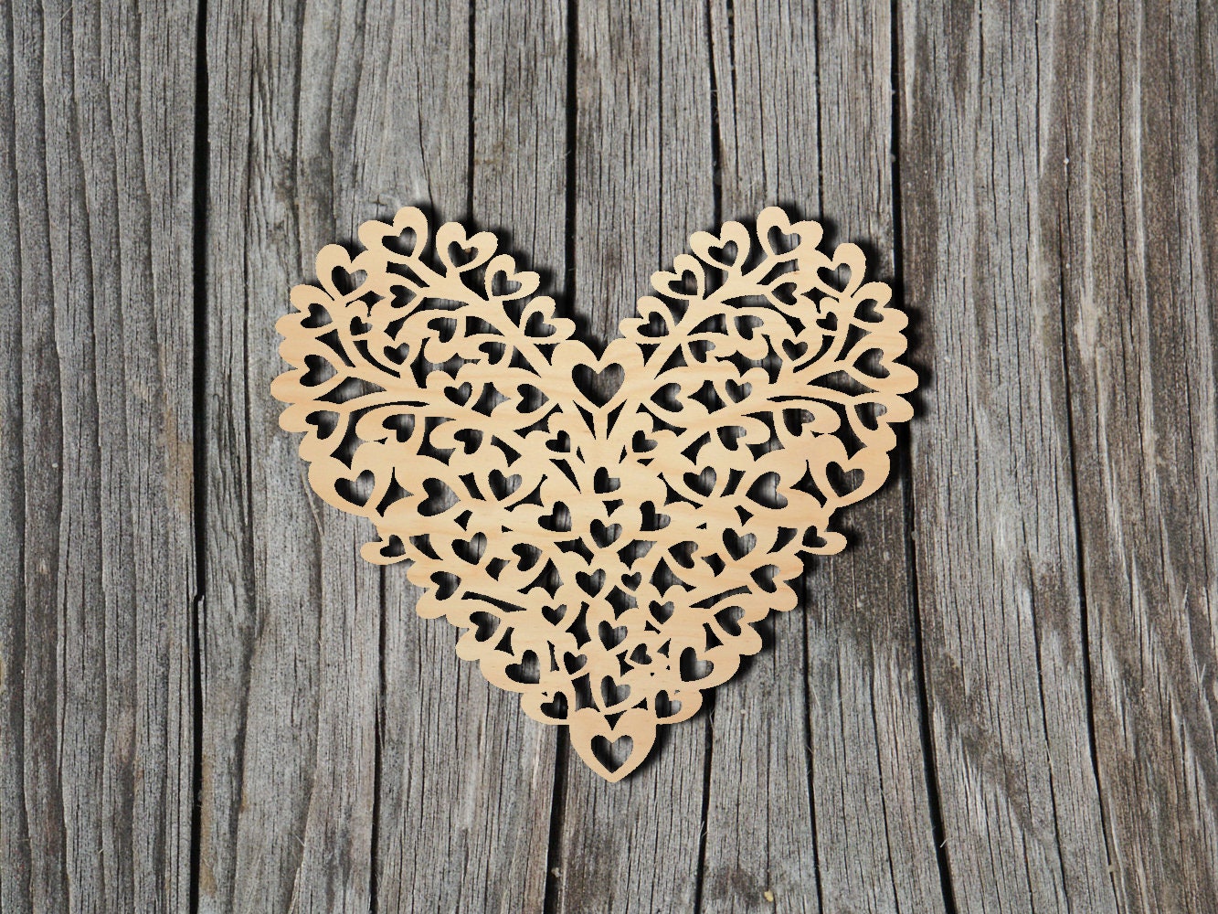Heart Laser Cut Unfinished Wood Cutout Shapes Always Check - Etsy