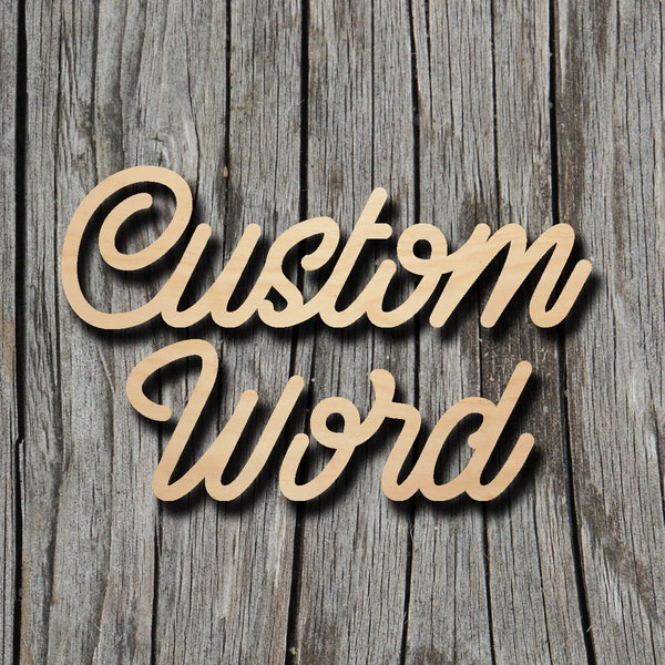 Custom Wooden Sign - Etsy