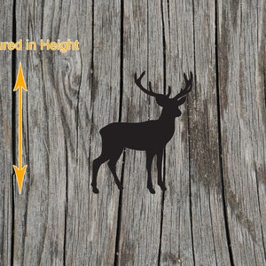Buck - Deer Shape - Wildlife - Laser Cut Unfinished Wood Cutout Shapes ...