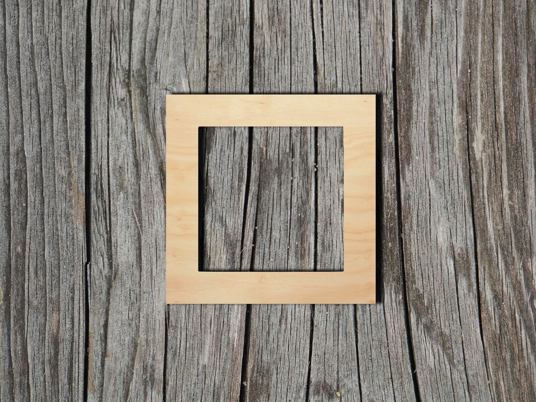 Square - Controller Button - Laser Cut Unfinished Wood Cutout Shapes ...