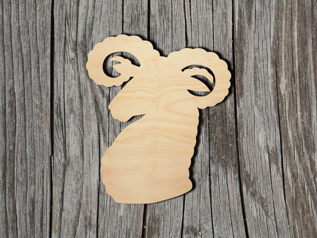 Goat - Laser Cut Unfinished Wood Cutout Shapes - Always Check Sizes and ...
