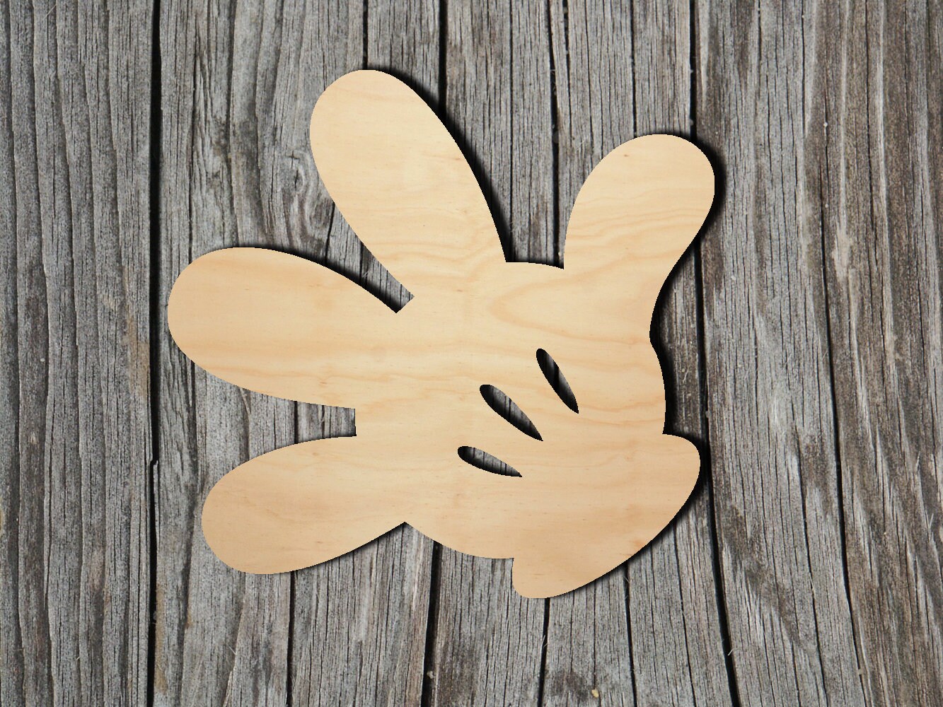 Craft Supplies & Tools Multiple Sizes Hand Shape Laser Cut Unfinished ...