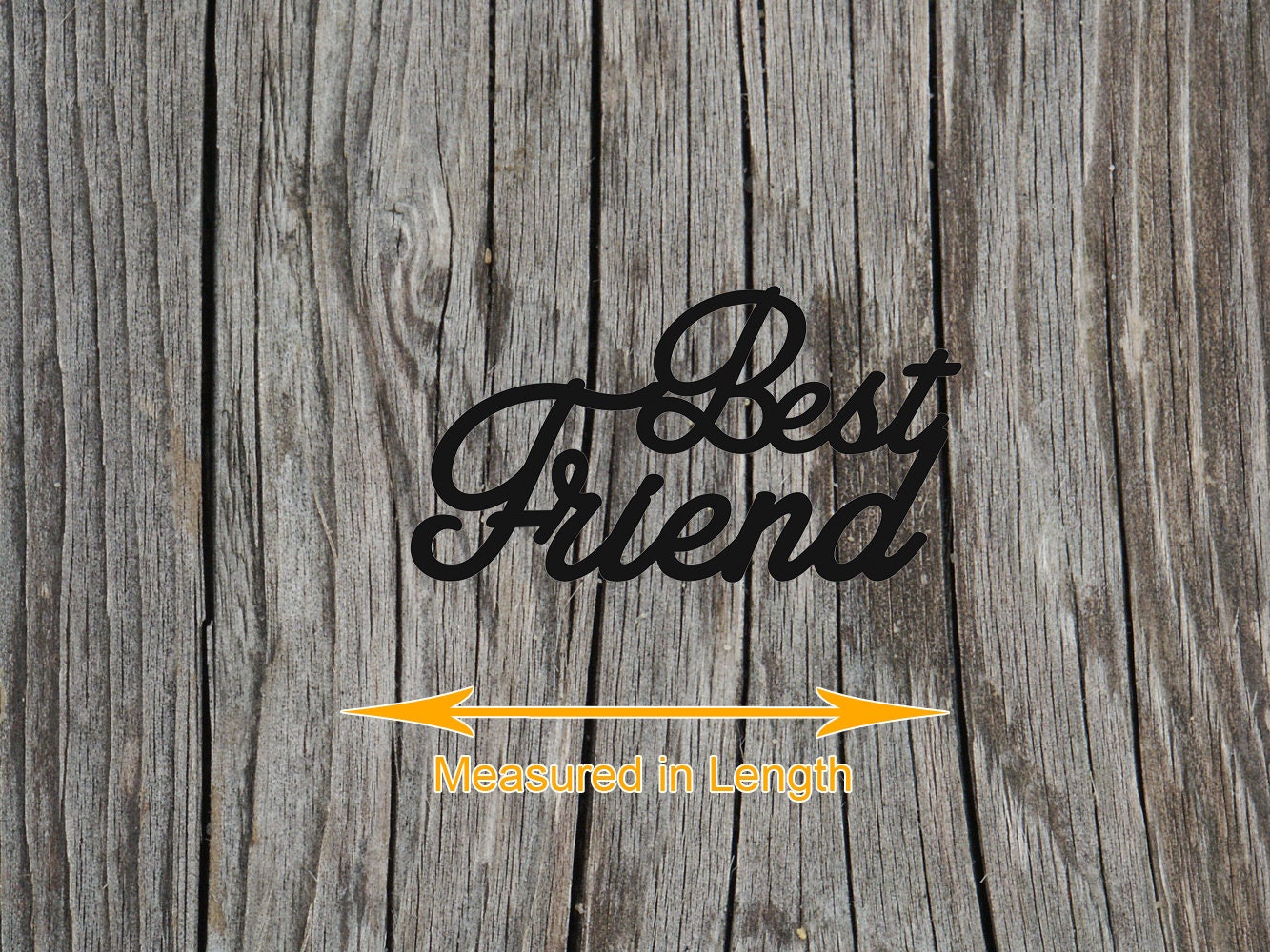 Best Friend Wood Sign - Laser Cut Unfinished Wood Cutout Shapes ...