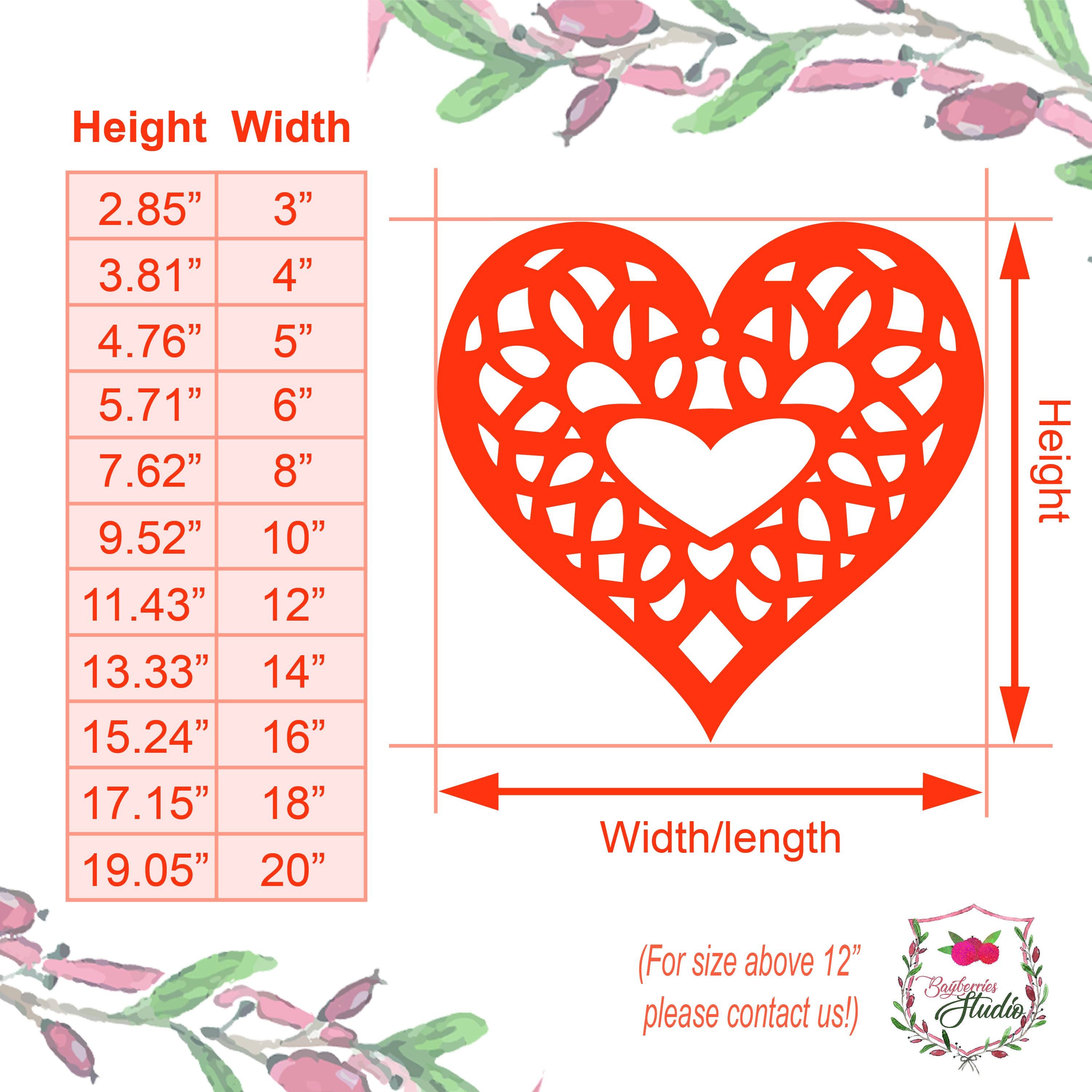 Heart Shape Laser Cut Unfinished Wood Cutout Shapes Always - Etsy