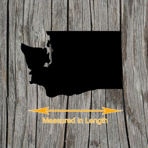 Washington State - Laser Cut Unfinished Wood Cutout Shapes - Always ...