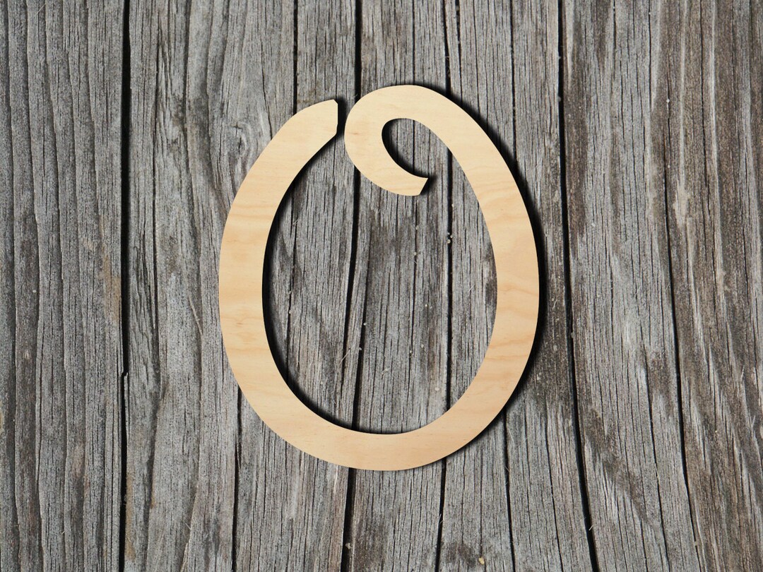 O - Letter - Disney Inspired - Laser Cut Unfinished Wood Cutout Shapes ...