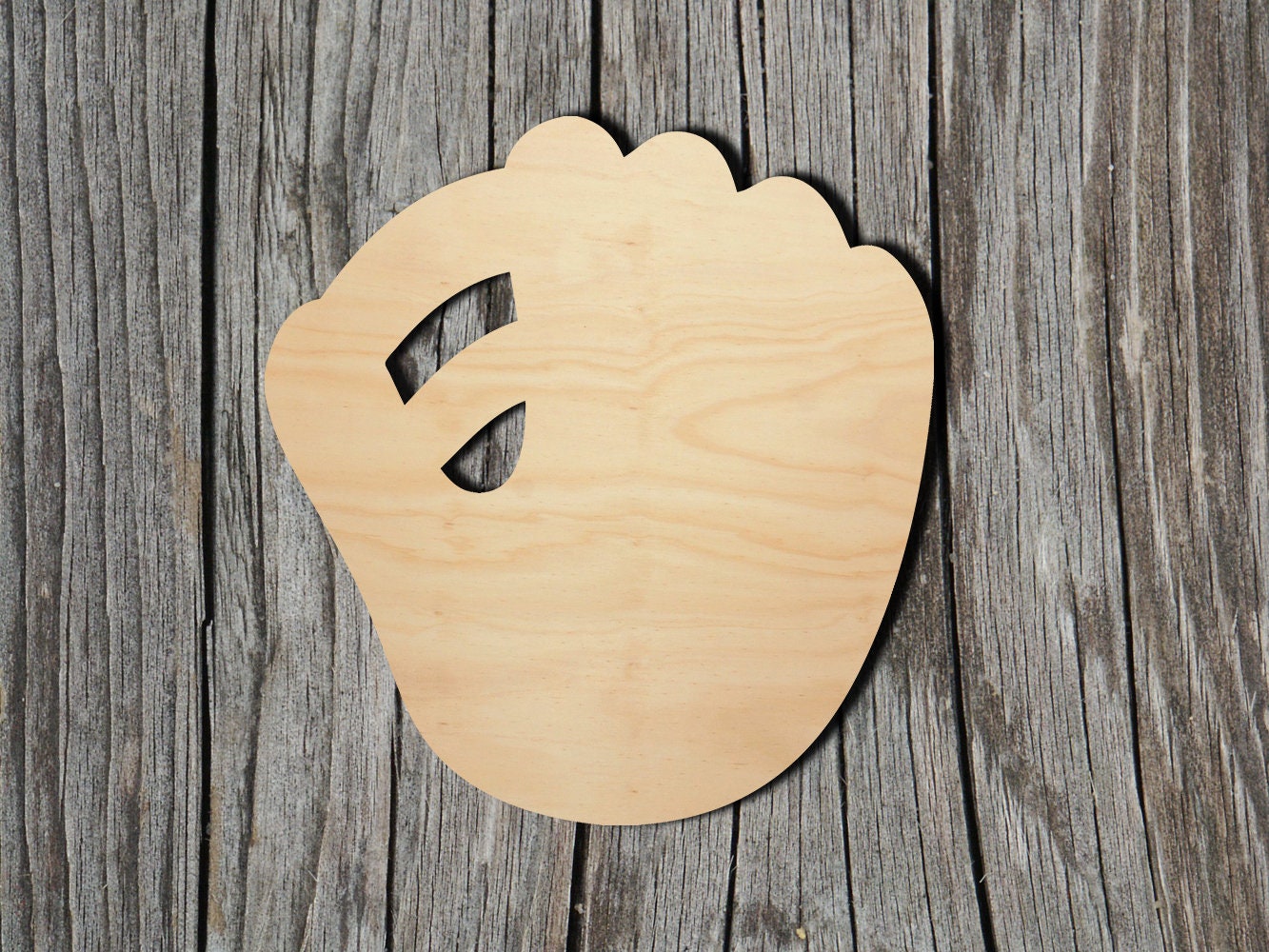 Baseball Glove Laser Cut Unfinished Wood Cutout Shapes - Etsy
