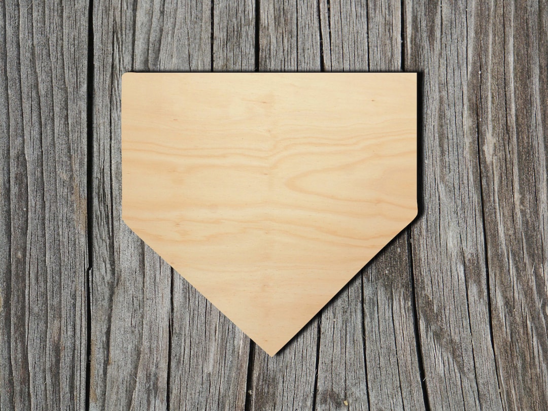 Home Plate - Laser Cut Unfinished Wood Cutout Shapes - Always Check ...