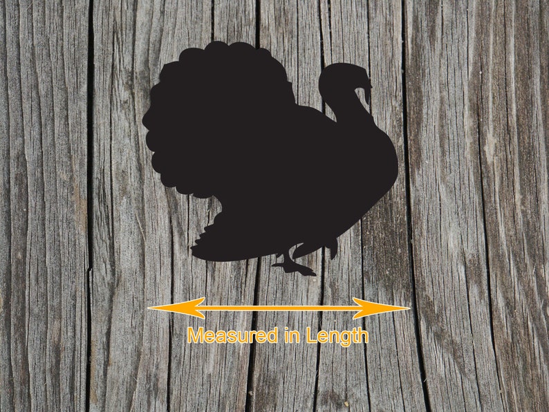 Turkey Shape Laser Cut Unfinished Wood Cutout Shapes | Etsy