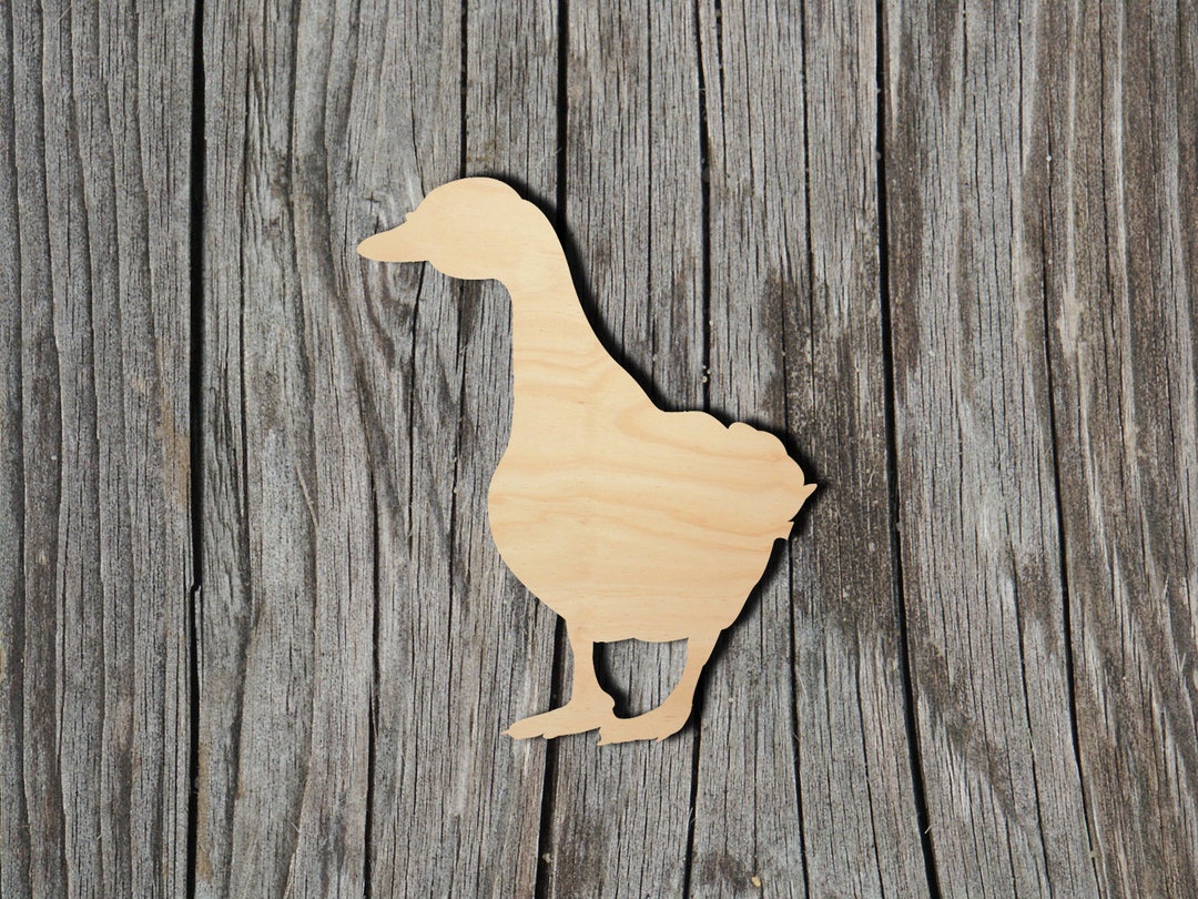 Goose - Laser Cut Unfinished Wood Cutout Shapes - Always Check Sizes ...