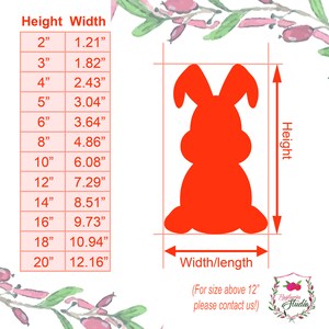 Easter Bunny - Laser Cut Unfinished Wood Cutout Shapes - Always Check ...