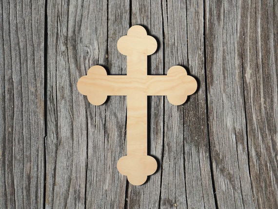 Cross Laser Cut Unfinished Wood Cutout Shapes Always Check - Etsy