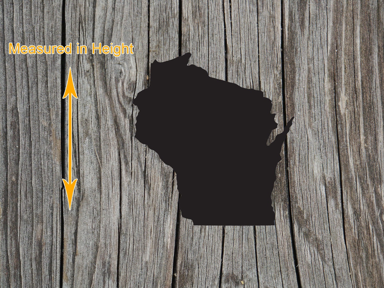 Wisconsin State - Laser Cut Unfinished Wood Cutout Shapes - Always ...