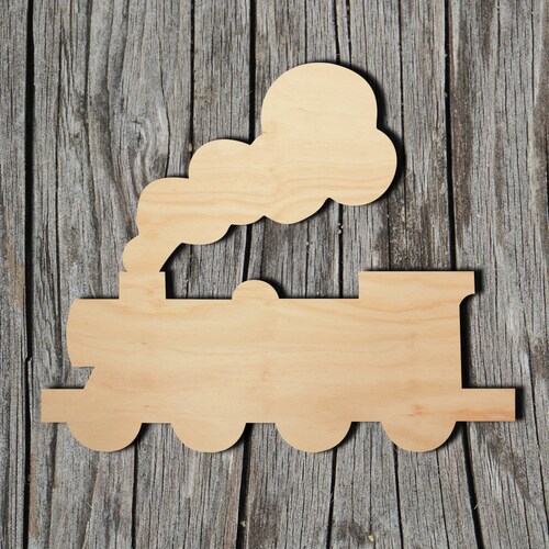 Train Laser Cut Unfinished Wood Cutout Shapes Always Check - Etsy