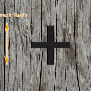 Plus - Laser Cut Unfinished Wood Cutout Shapes - Always Check Sizes and ...