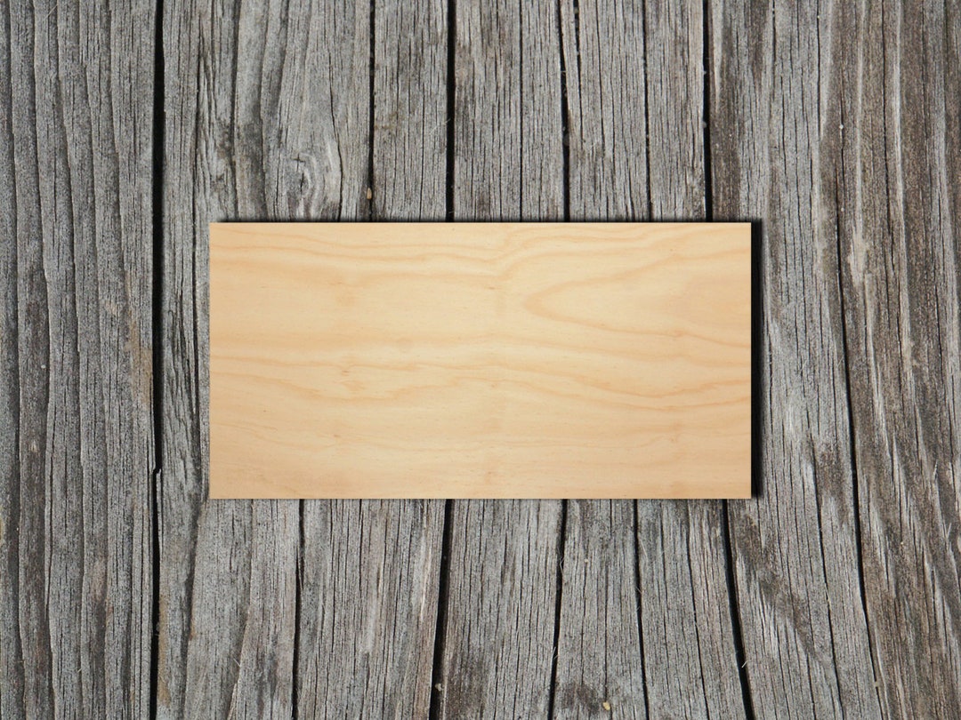 Rectangle Shape - Laser Cut Unfinished Wood Cutout Shapes - Always ...