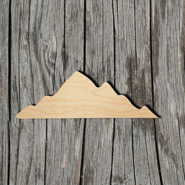 Mountain Cut Out - Etsy