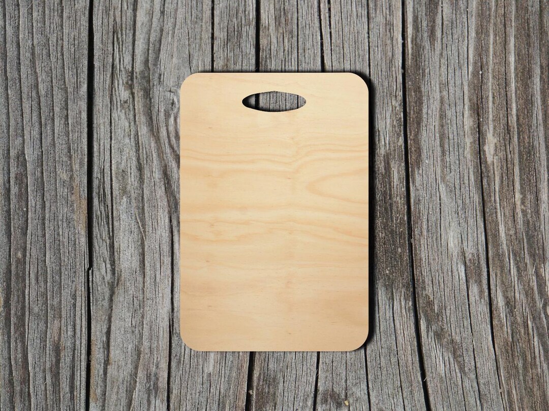 Cutting Board Shape - Laser Cut Unfinished Wood Cutout Shapes - Always ...