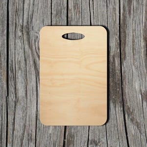Cutting Board Shape - Laser Cut Unfinished Wood Cutout Shapes - Always ...