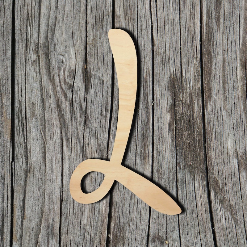 Wooden Letter L - Etsy
