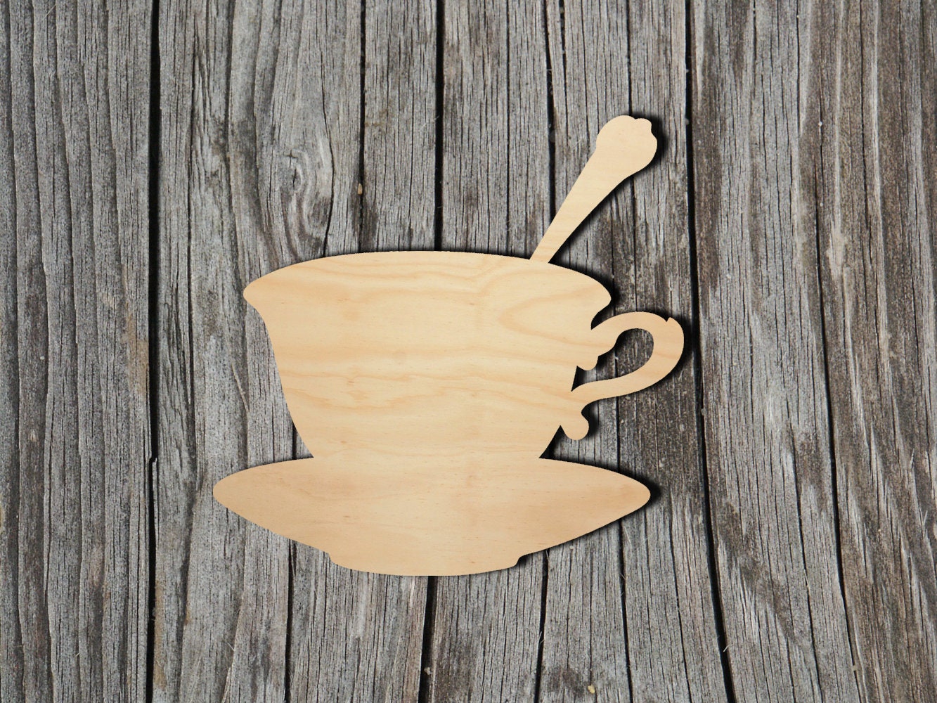 Tea Cup - Coffee Cup - Laser Cut Unfinished Wood Cutout Shapes - Always ...