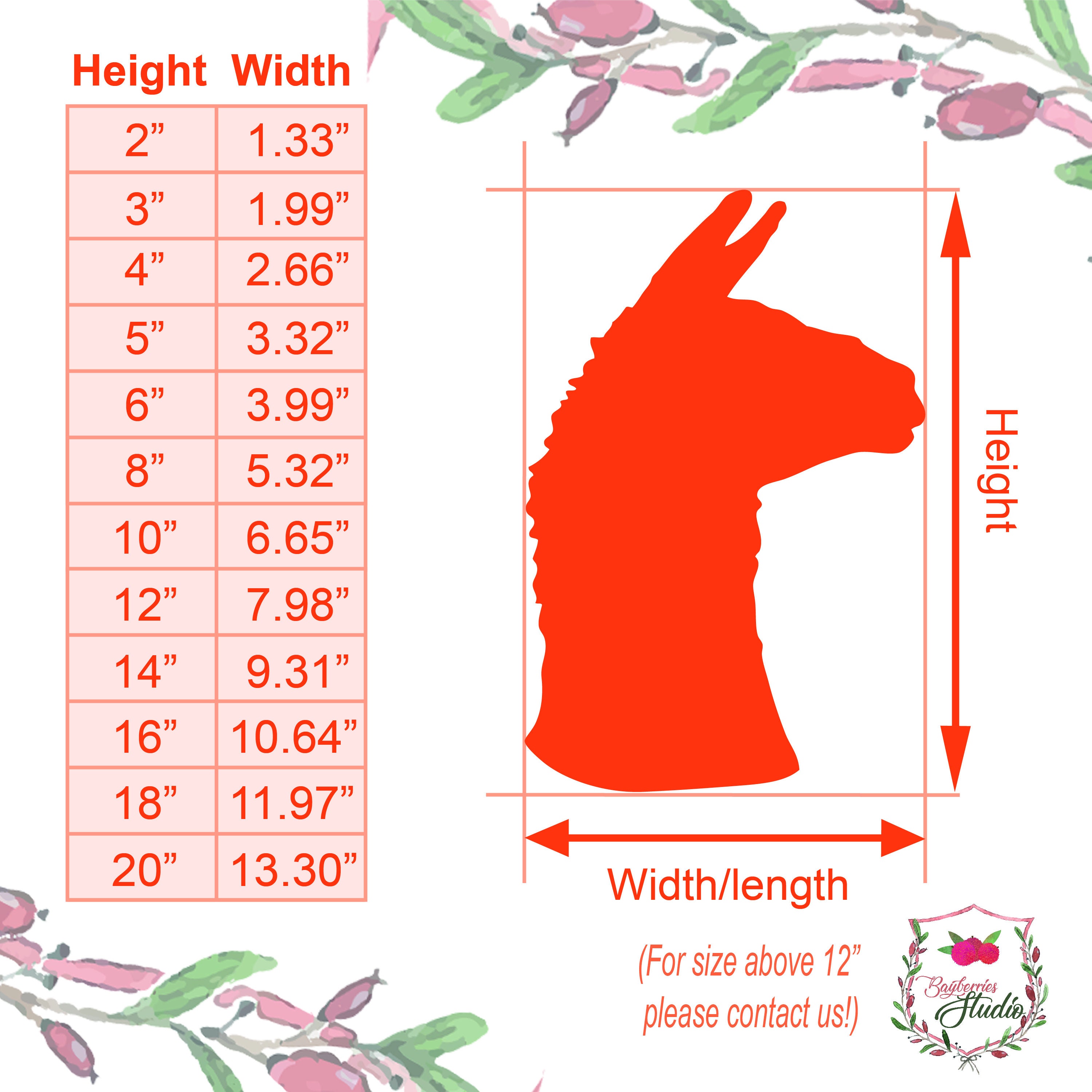 Llama Shape Laser Cut Unfinished Wood Cutout Shapes Always | Etsy