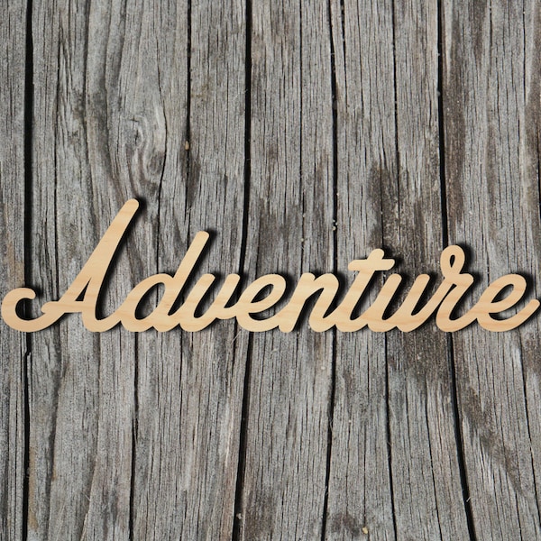 Adventure Wood Sign - Etsy
