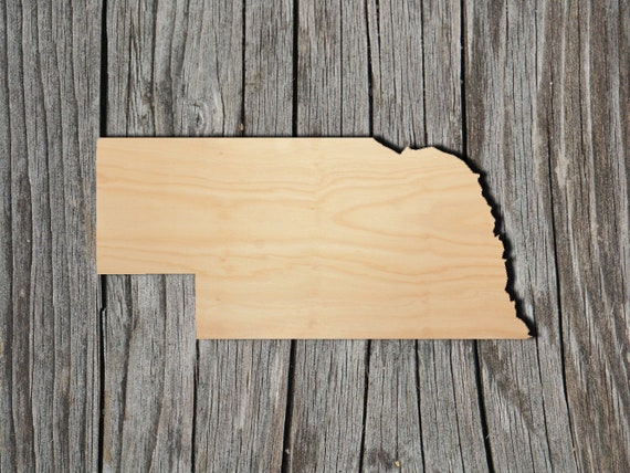 Nebraska State Laser Cut Unfinished Wood Cutout Shapes - Etsy