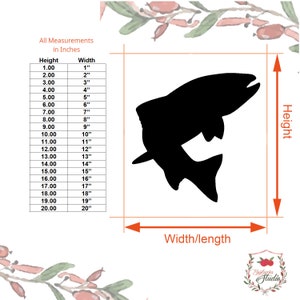 Trout Shape - Laser Cut Unfinished Wood Cutout Shapes - Always Check ...
