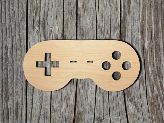 Game Controller Laser Cut Unfinished Wood Cutout Shapes - Etsy