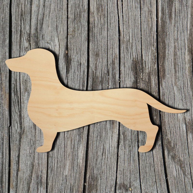 Dachshund Wood - Etsy