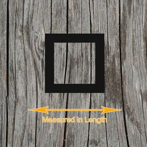 Square - Controller Button - Laser Cut Unfinished Wood Cutout Shapes ...