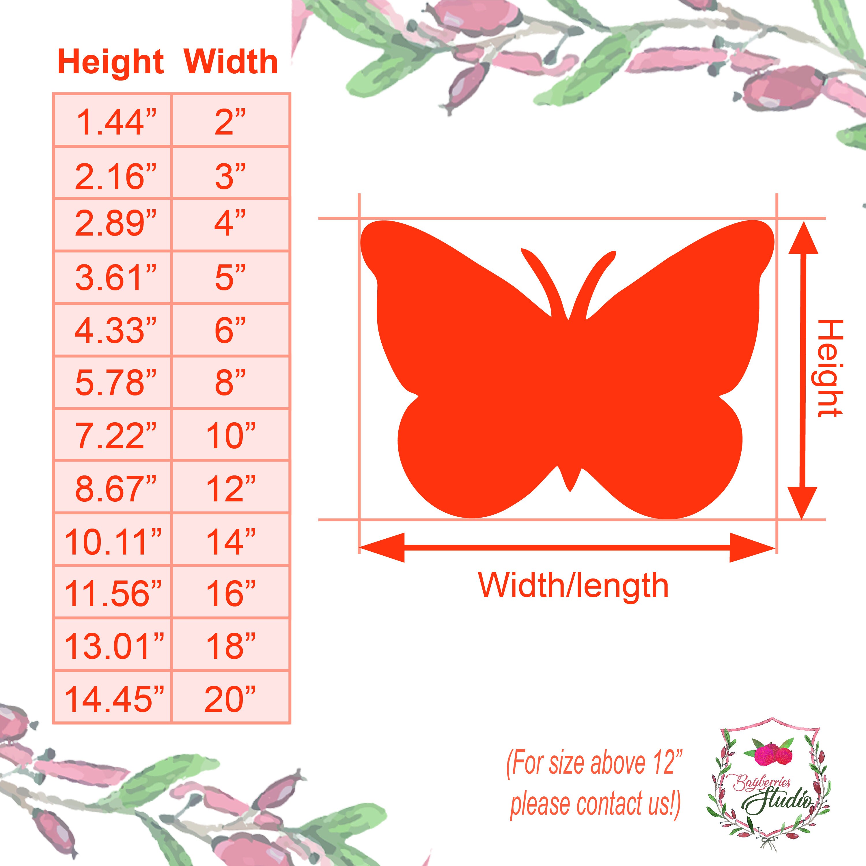 Butterfly Laser Cut Unfinished Wood Cutout Shapes Always - Etsy