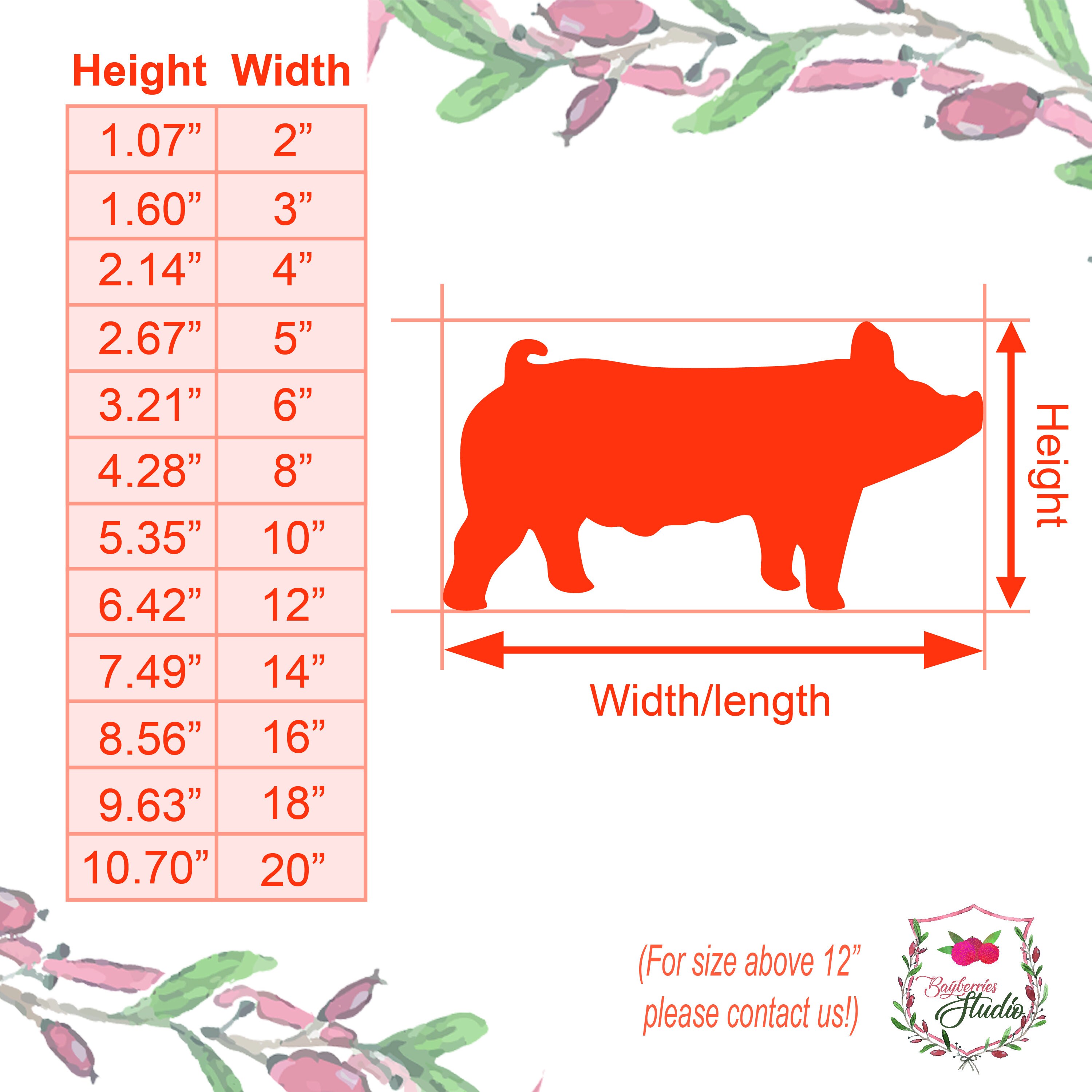 Pig Shape Laser Cut Unfinished Wood Cutout Shapes Always - Etsy