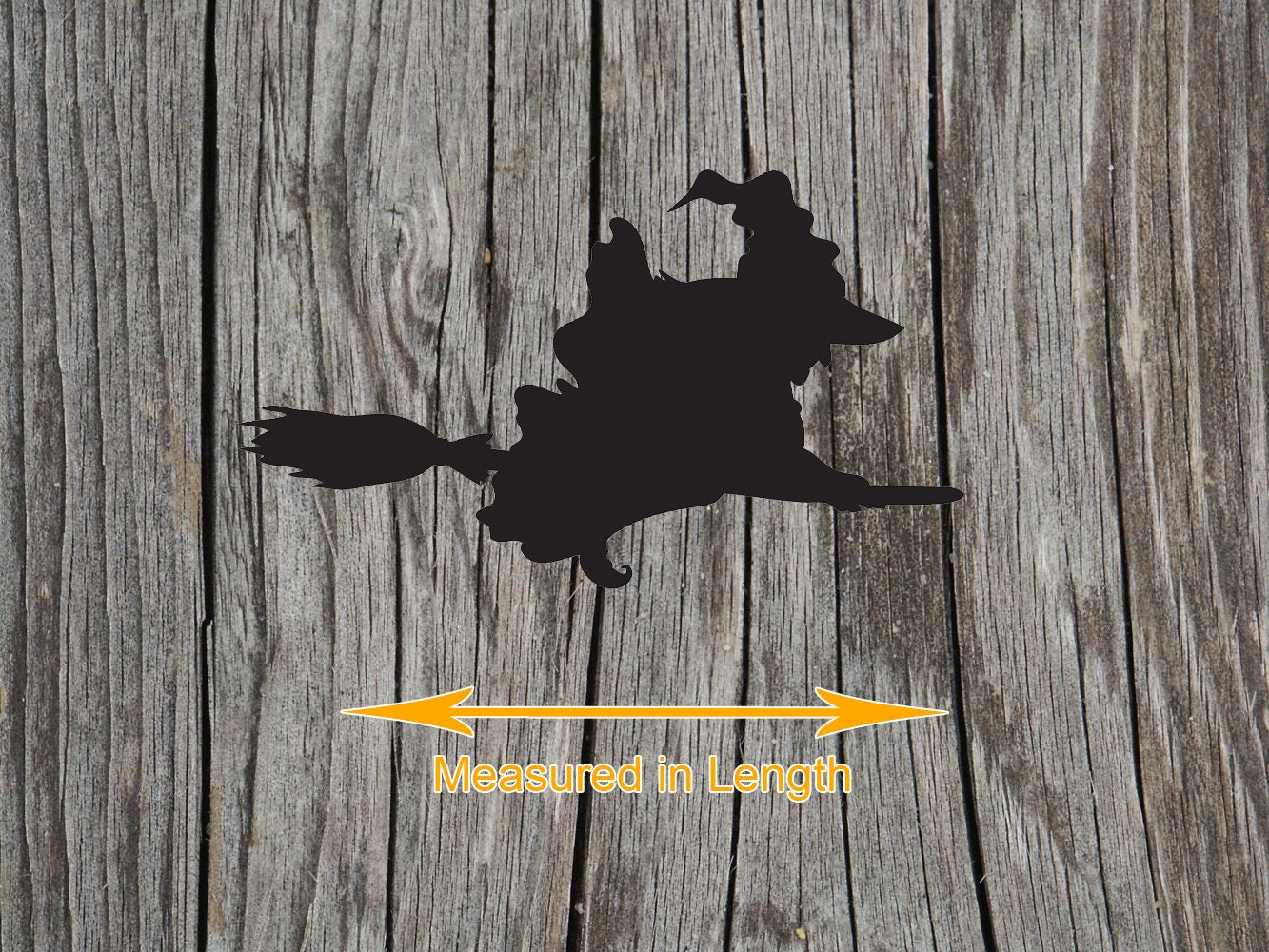 Flying Witch Shape - Halloween - Laser Cut Unfinished Wood Cutout ...