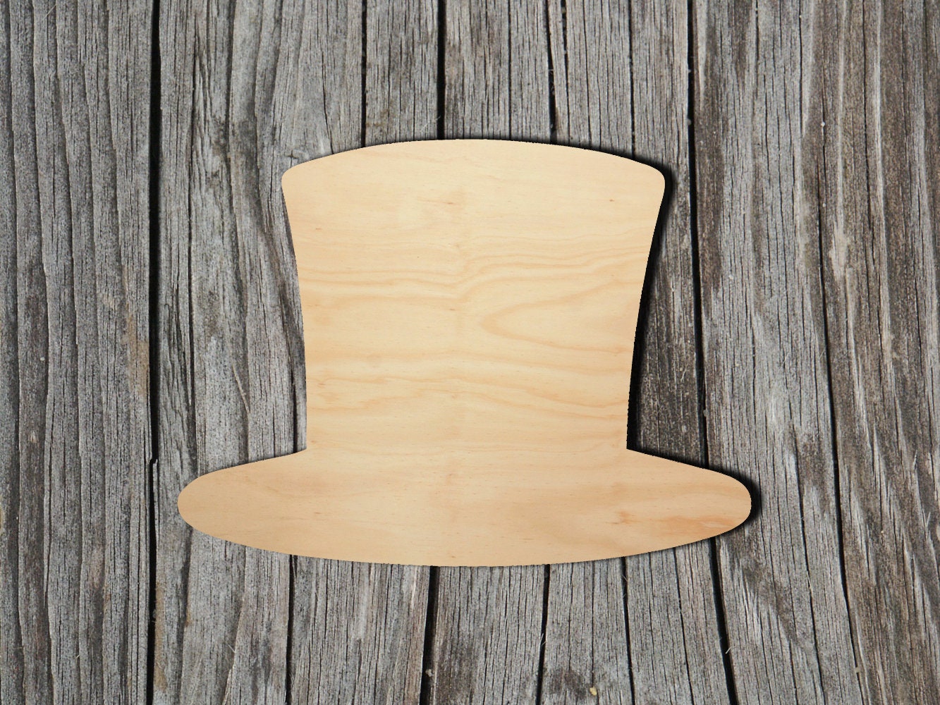 Top Hat Shape Laser Cut Unfinished Wood Cutout Shapes - Etsy