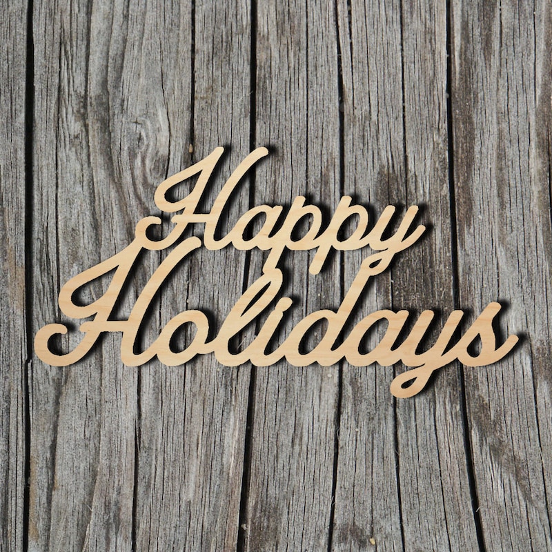 Happy Holidays Sign - Etsy