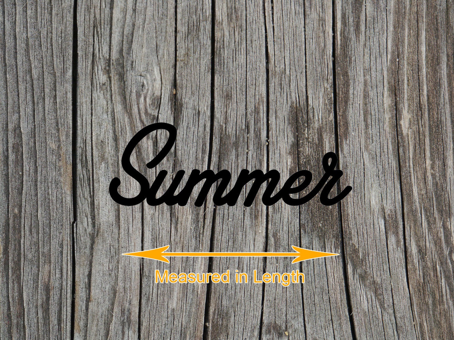 Summer Wood Sign Multiple Sizes Laser Cut Unfinished Wood Cutout Shapes ...