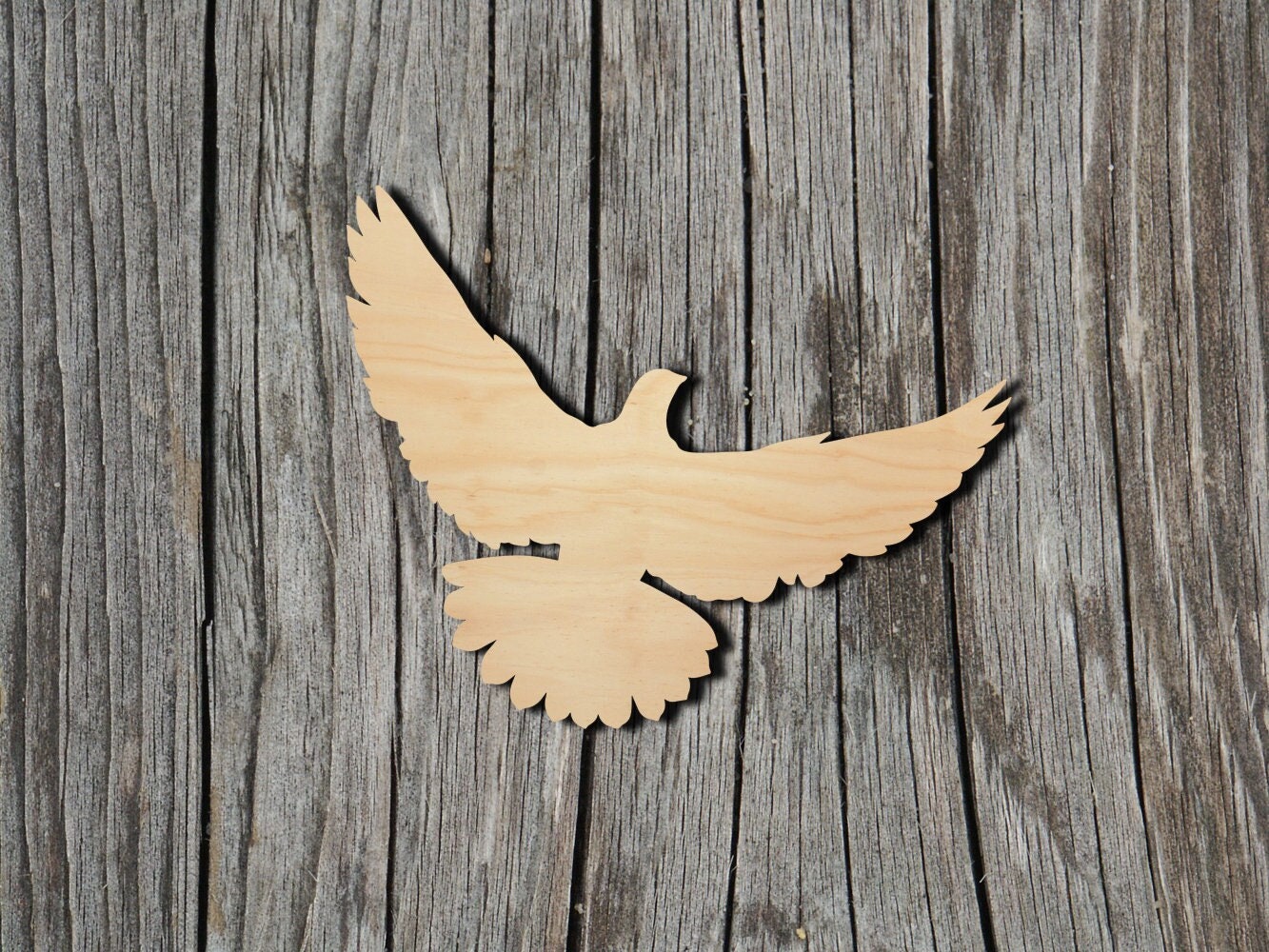 Dove Shape - Laser Cut Unfinished Wood Cutout Shapes - Always Check ...