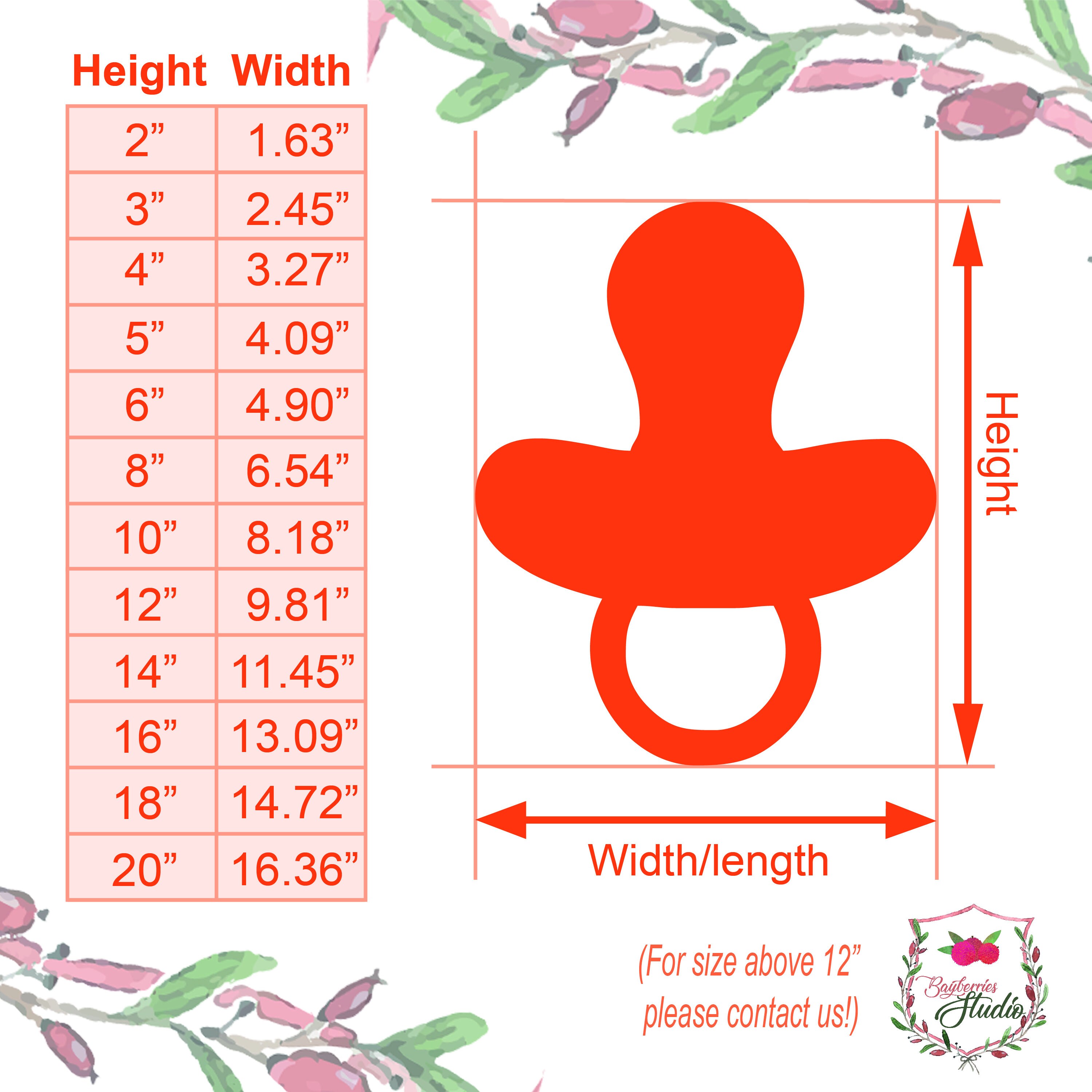 Pacifier Shape Laser Cut Unfinished Wood Cutout Shapes - Etsy