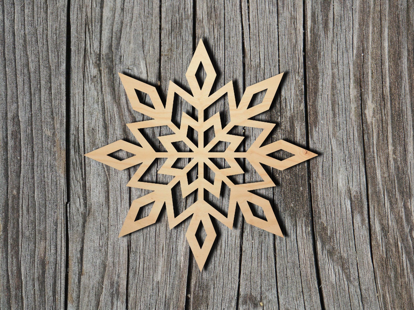 Snowflake Shape Laser Cut Unfinished Wood Cutout Shapes - Etsy