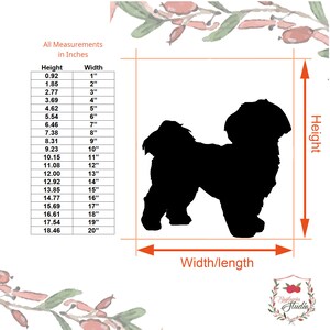 Shih Tzu Dog - Laser Cut Unfinished Wood Cutout Shapes - Always Check ...