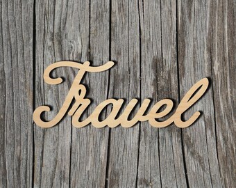 Never Stop Exploring Sign Unfinished Wood Laser Cut Out Shape Craft ...