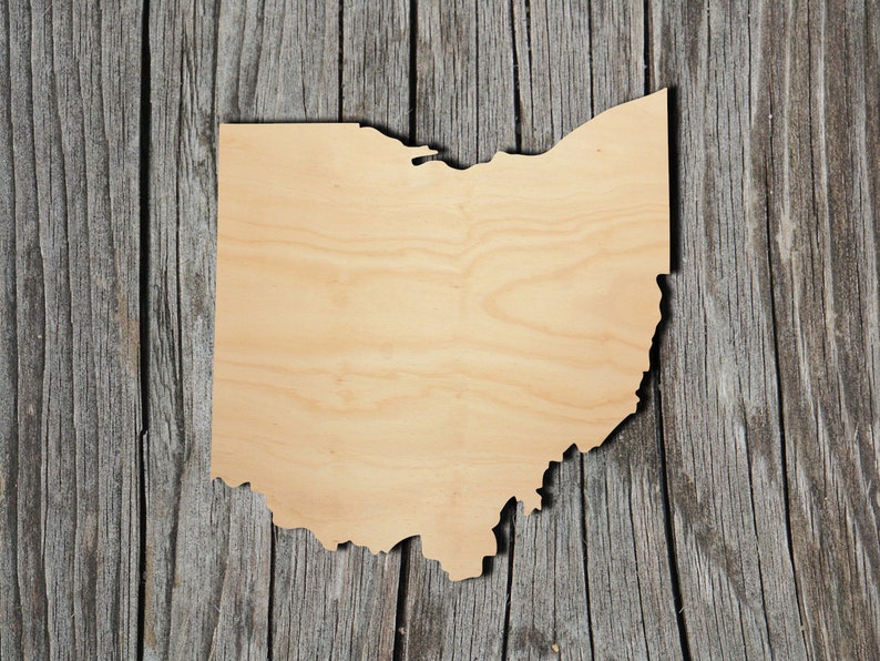 Ohio State Laser Cut Unfinished Wood Cutout Shapes Always - Etsy