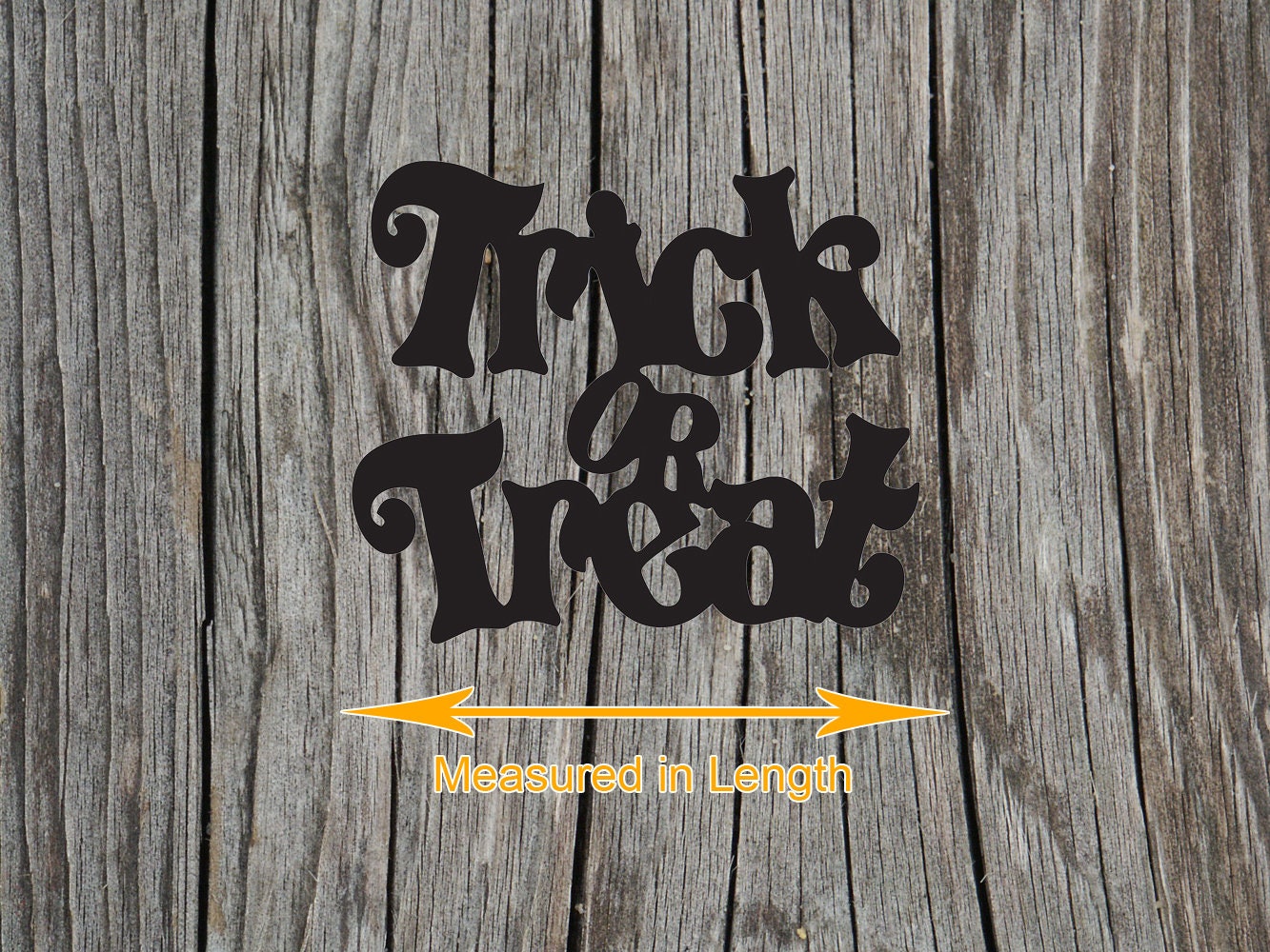 Trick or Treat Halloween Laser Cut Unfinished Wood Cutout - Etsy