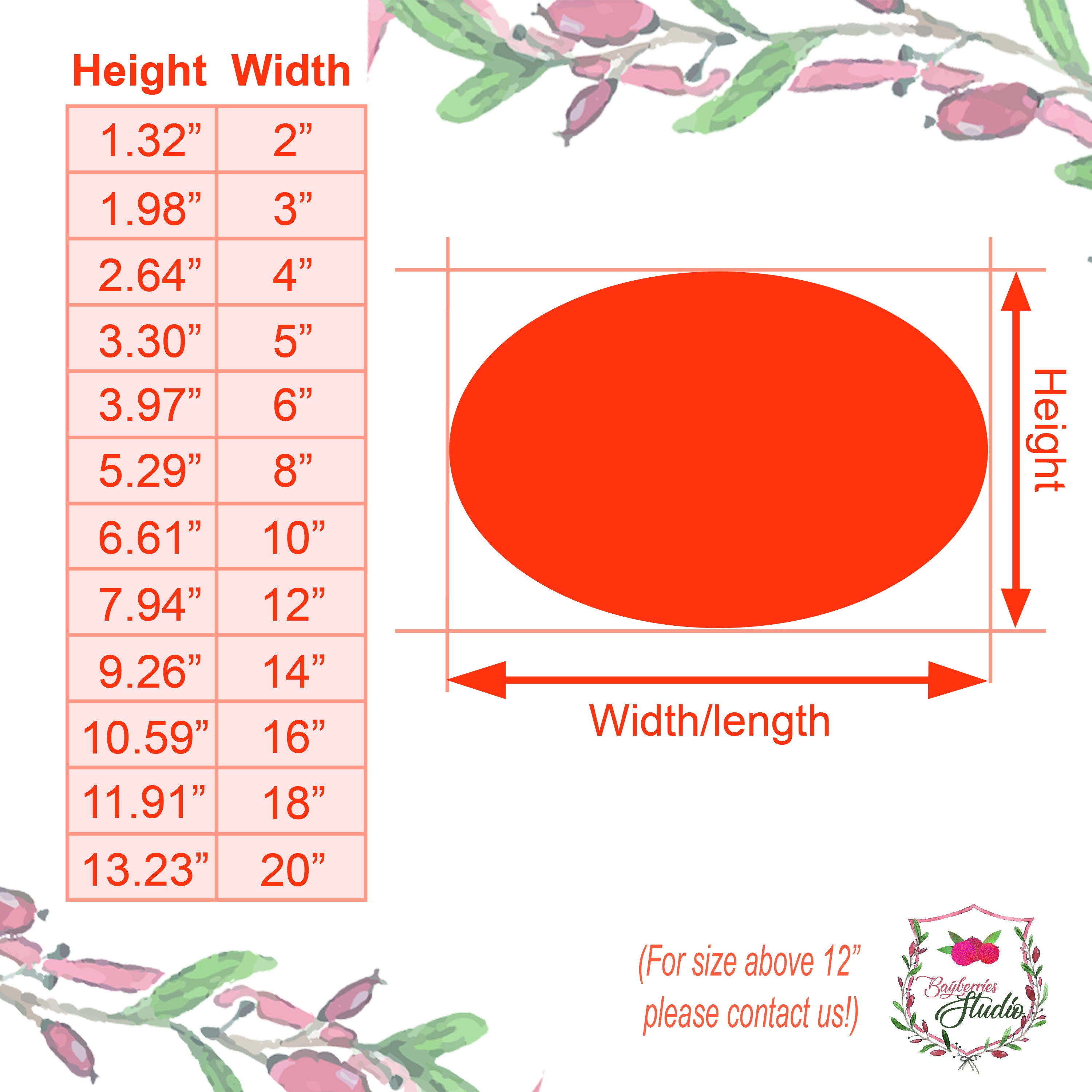 Oval Shape - Laser Cut Unfinished Wood Cutout Shapes - Always Check ...