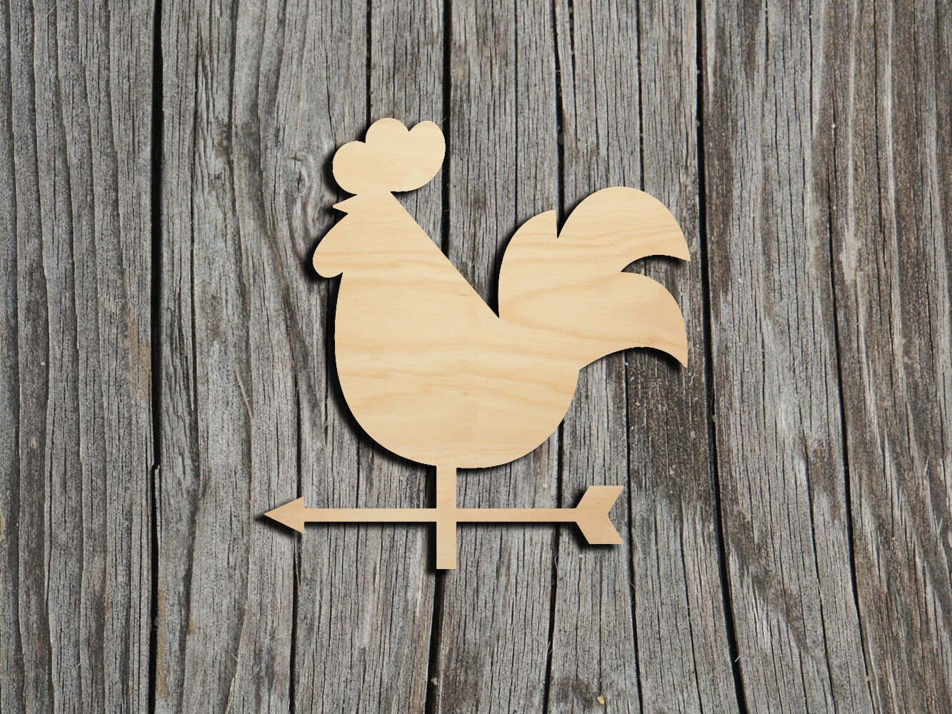 Weather Vane - Laser Cut Unfinished Wood Cutout Shapes - Always Check ...