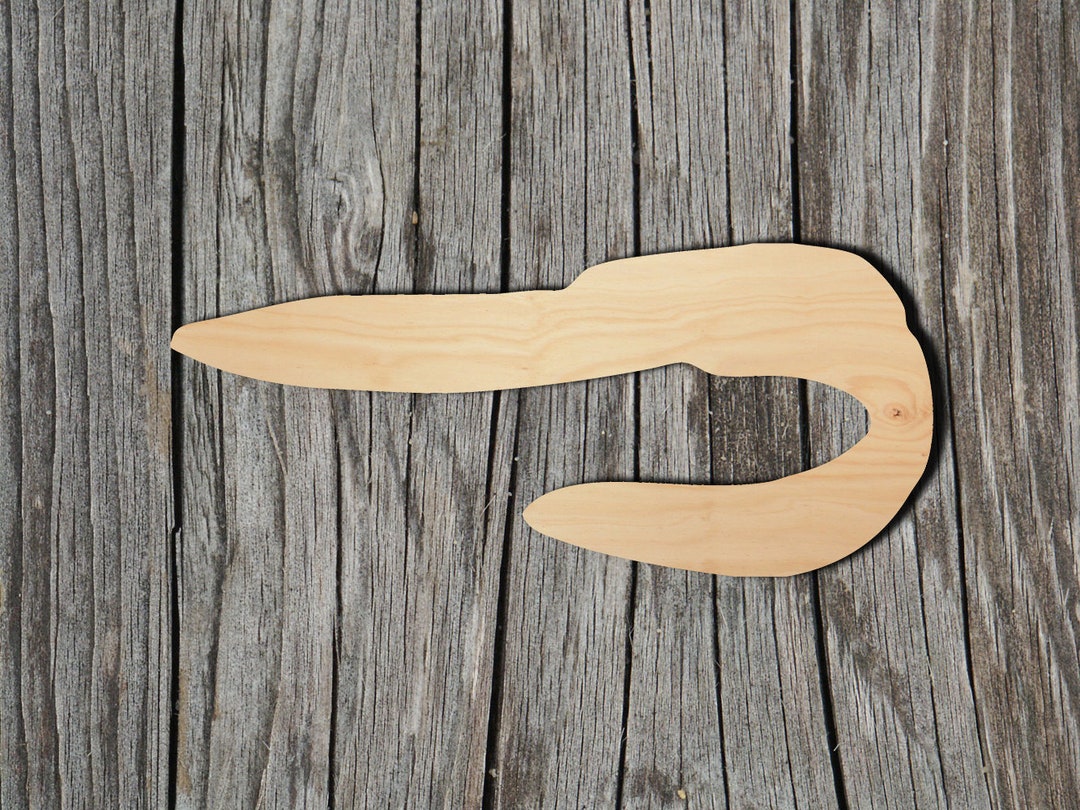 Eel - Fish - Laser Cut Unfinished Wood Cutout Shapes - Always Check ...