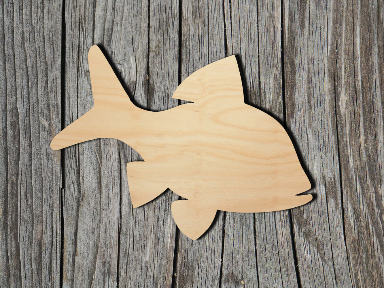Fish - Laser Cut Unfinished Wood Cutout Shapes - Always Check Sizes and ...